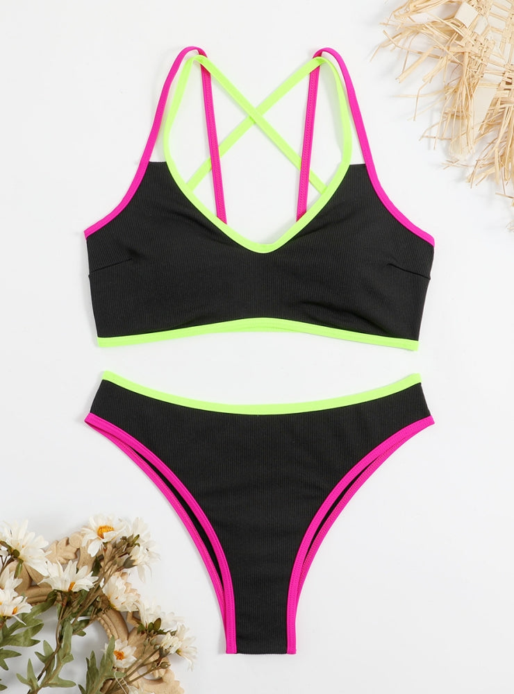 Sexy Color Matching Swimsuit – Zreei